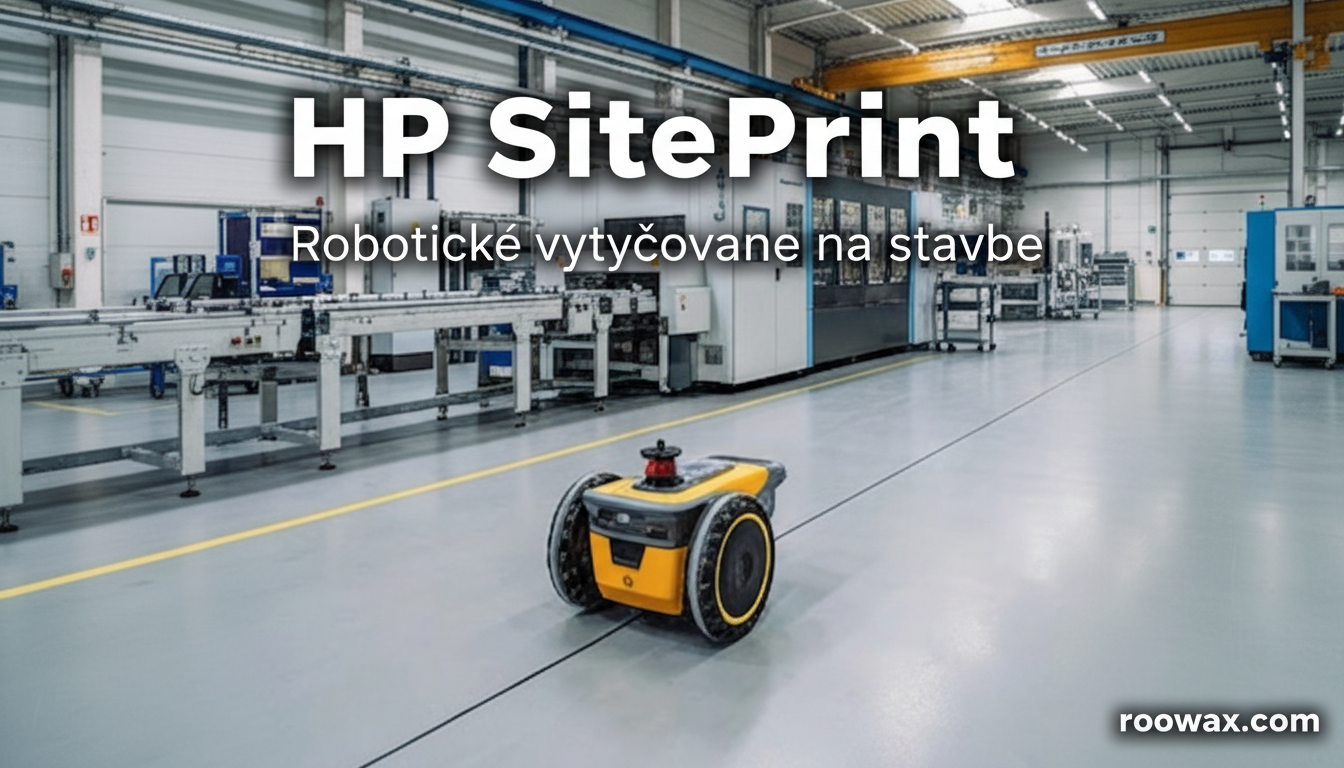 HP SitePrint služba | Robotické vytyčovanie, Layout optimization ...